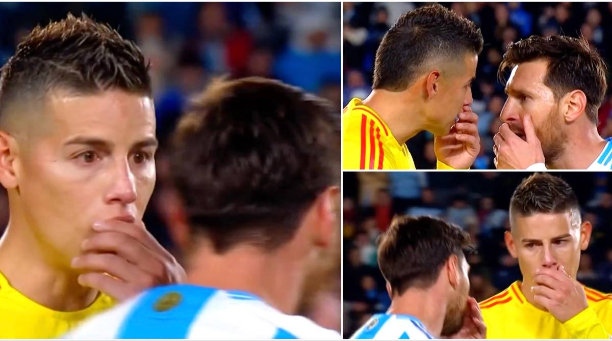 What Lionel Messi Said to James Rodriguez During Heated Argentina vs ...
