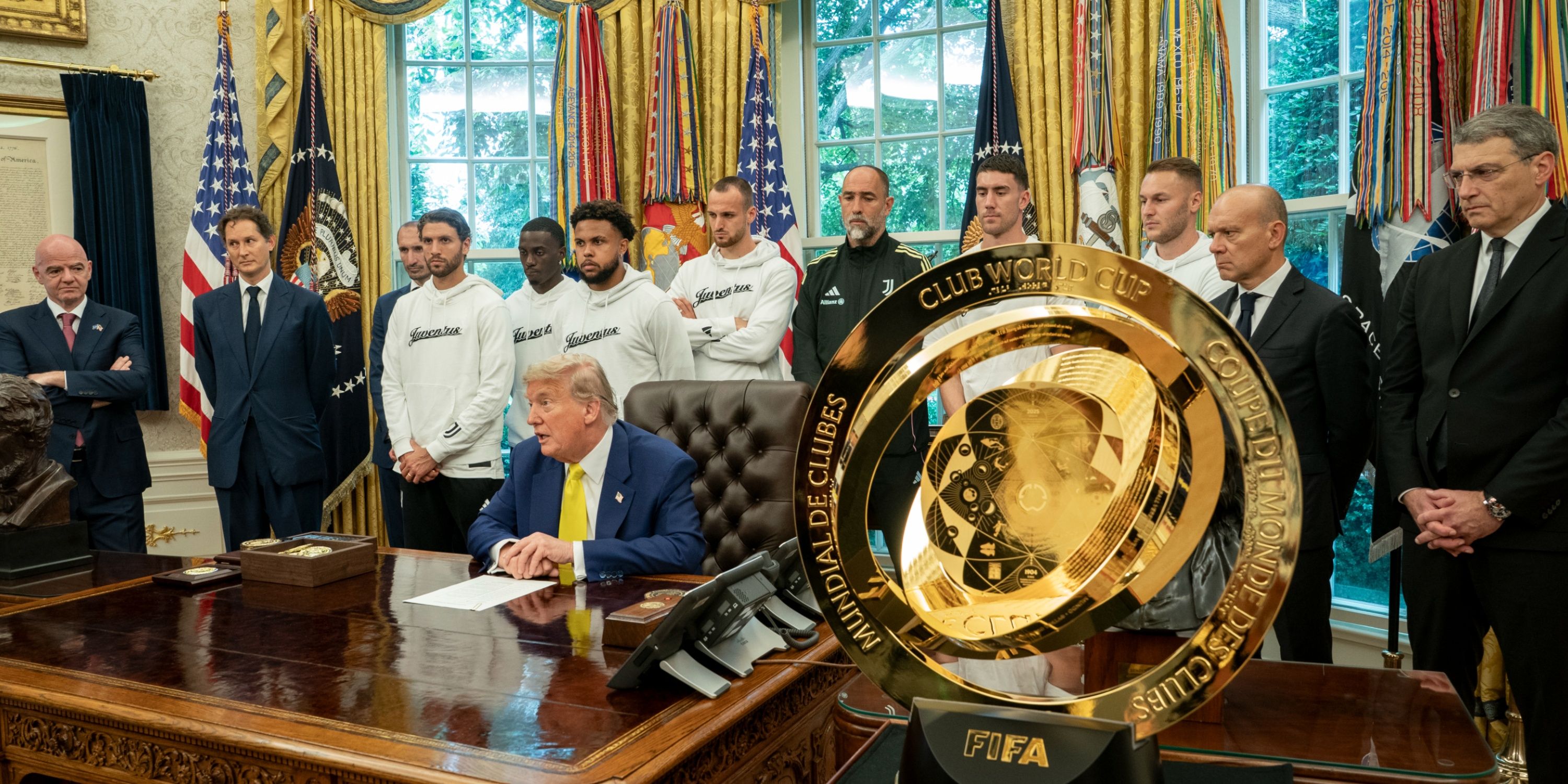 Juventus Players Asked by Donald Trump if a Woman Could Play For Their Team