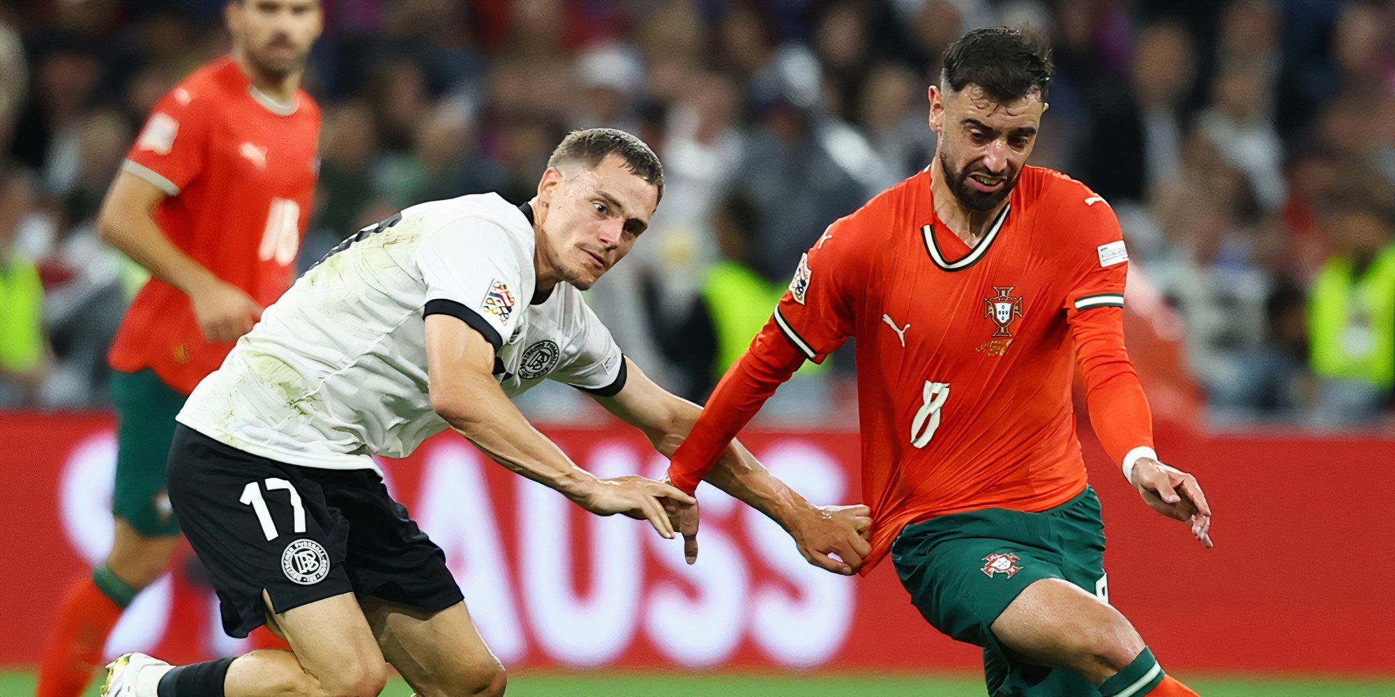 Florian Wirtz Leaves Bruno Fernandes Raging During Germany 1-2 Portugal