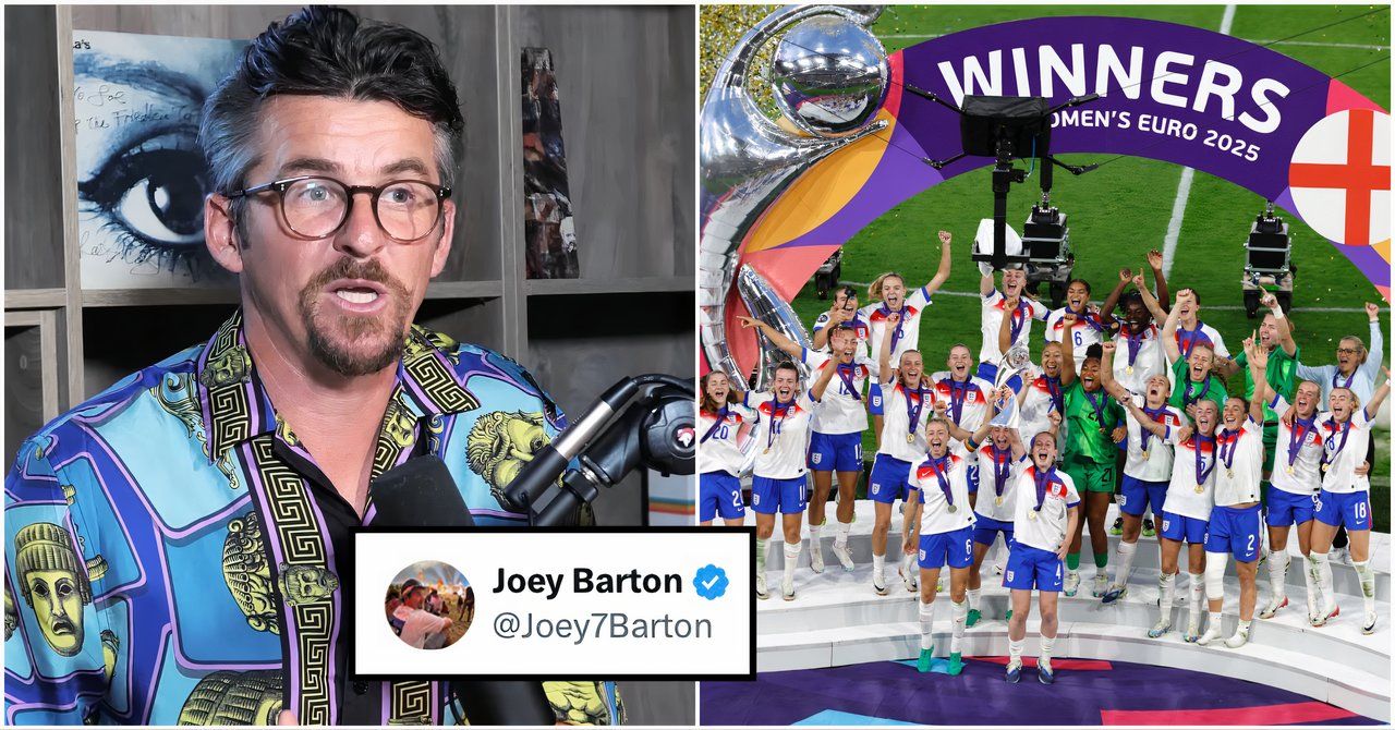 Joey Barton Sparks Outrage With Tweet After England Women Win Euro 2025 ...
