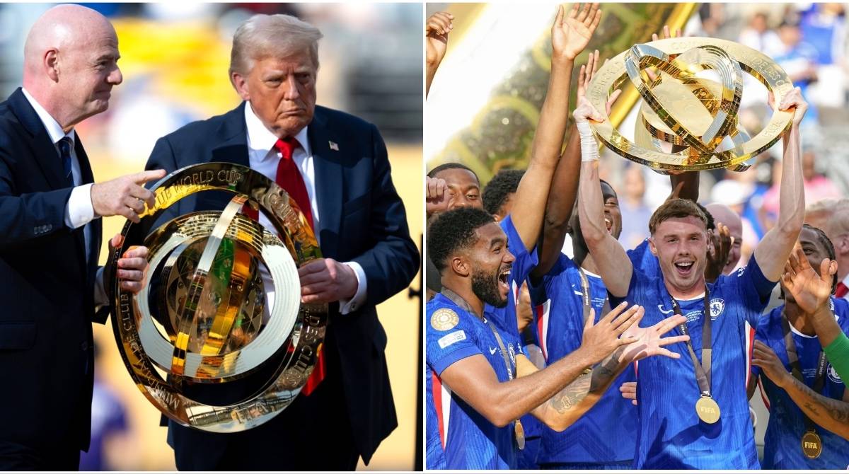 Chelsea Lifted Replica Club World Cup Trophy and Not Real Version ...