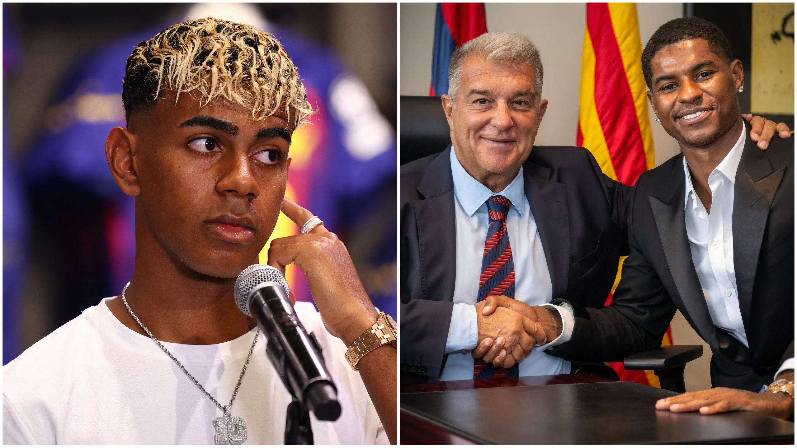 Why Lamine Yamal 'Is Angry at Laporta' After Barcelona Signed Marcus ...