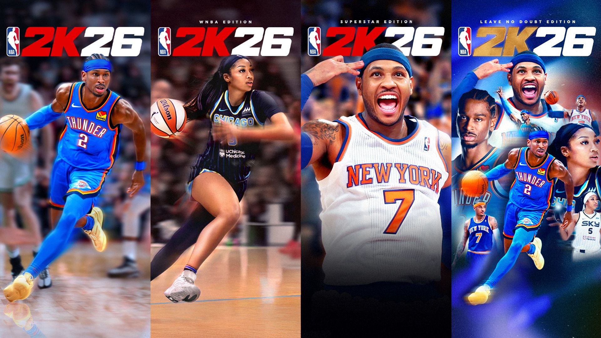 2K Games Unveils Three Cover Athletes For NBA 2K26