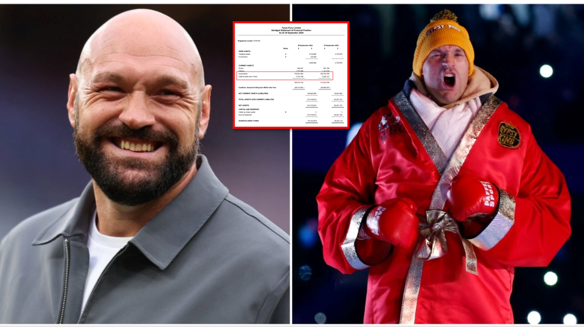 Tyson Fury's Bank Statement Emerges After Fans Claim He's Returning For ...