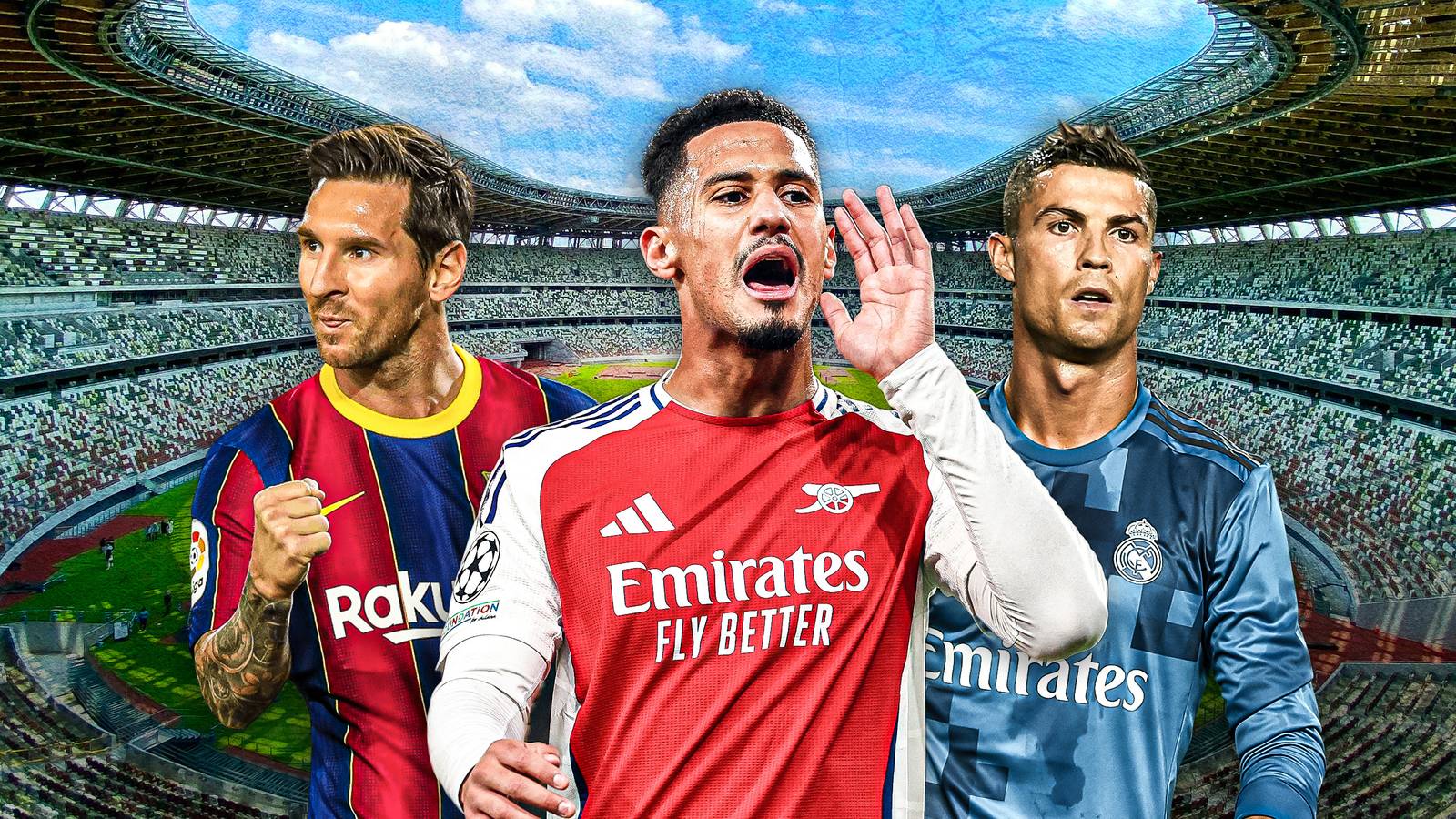 William Saliba Names His 2 Greatest Footballers of All Time - Messi ...