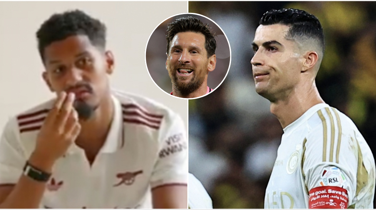 William Saliba Names His 2 Greatest Footballers of All Time - Messi ...