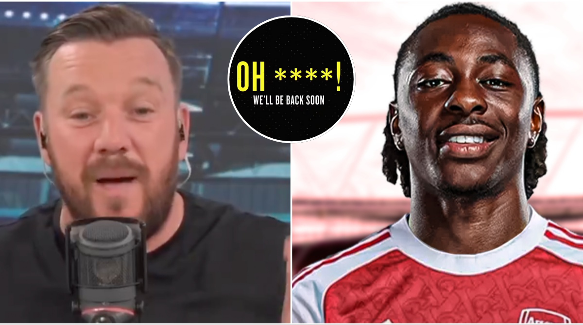 Jamie O'Hara Pulled Off Air Midway Through Eze Joining Arsenal Over ...