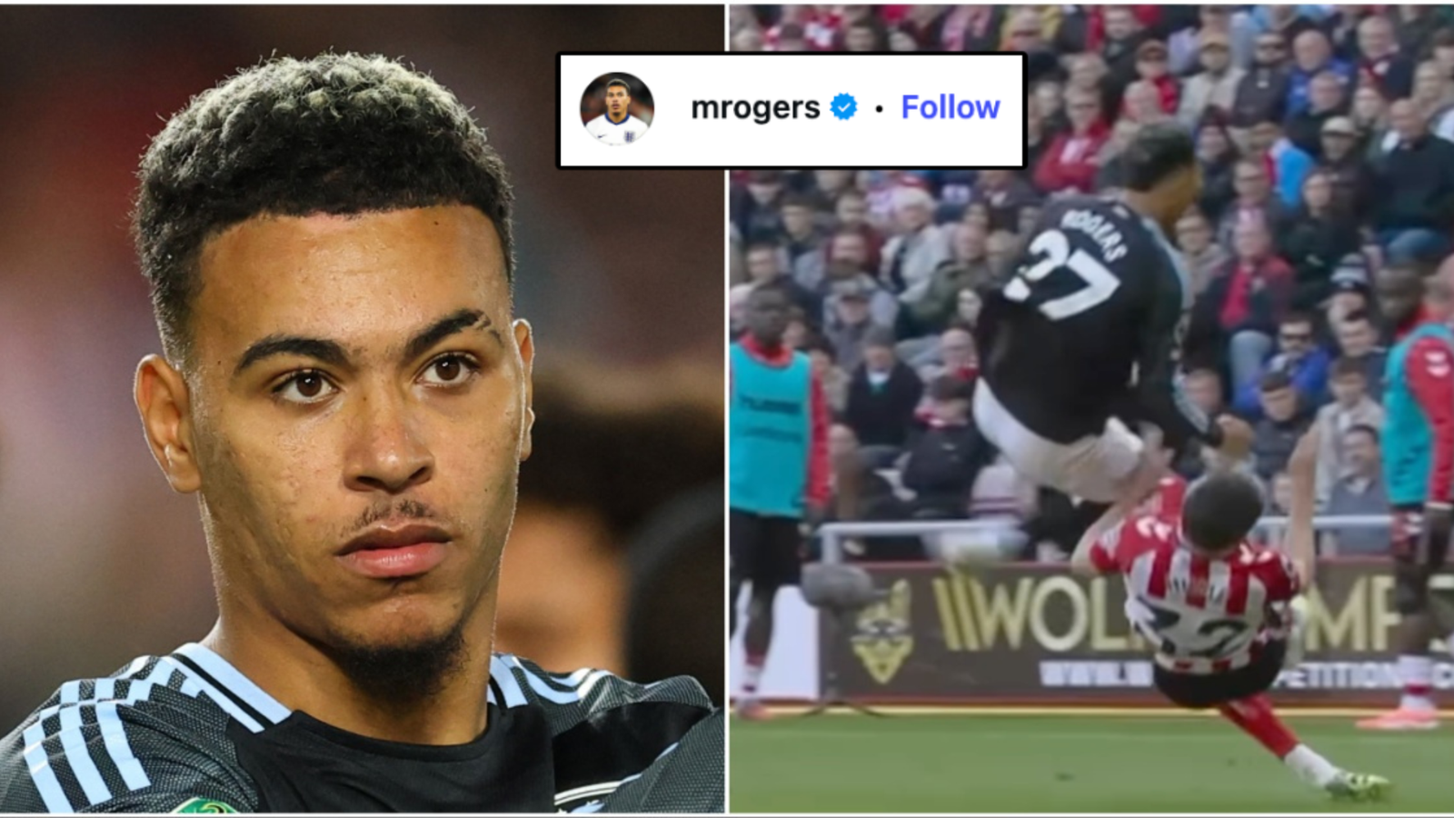England's Morgan Rogers Slams Sunderland's Instagram Post After Aston ...