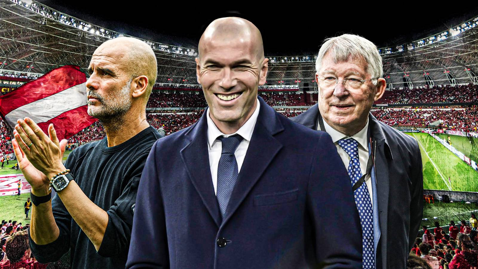 Sir Alex Ferguson vs Pep Guardiola: Zinedine Zidane Named 'Best ...