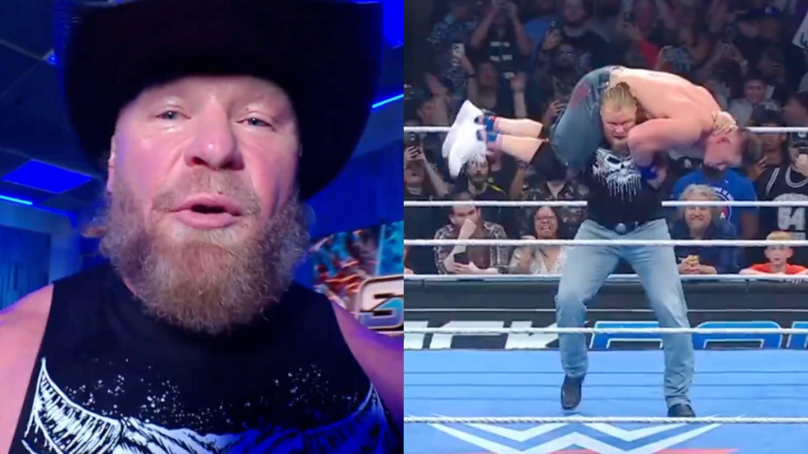 Brock Lesnar Returns and Drops John Cena on WWE Smackdown