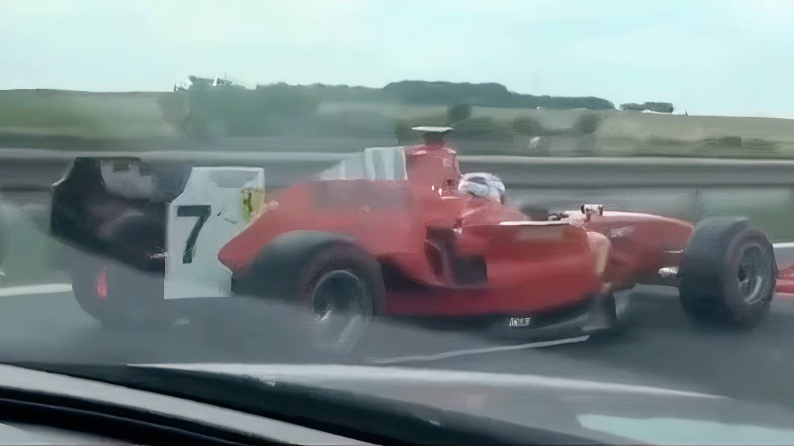 Police Finally Find & Arrest Man Who Was Driving Ferrari GP2 Car on Highway