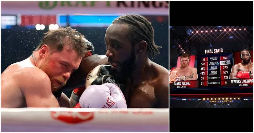 Canelo Alvarez vs Terence Crawford: Scorecards, punch stats
