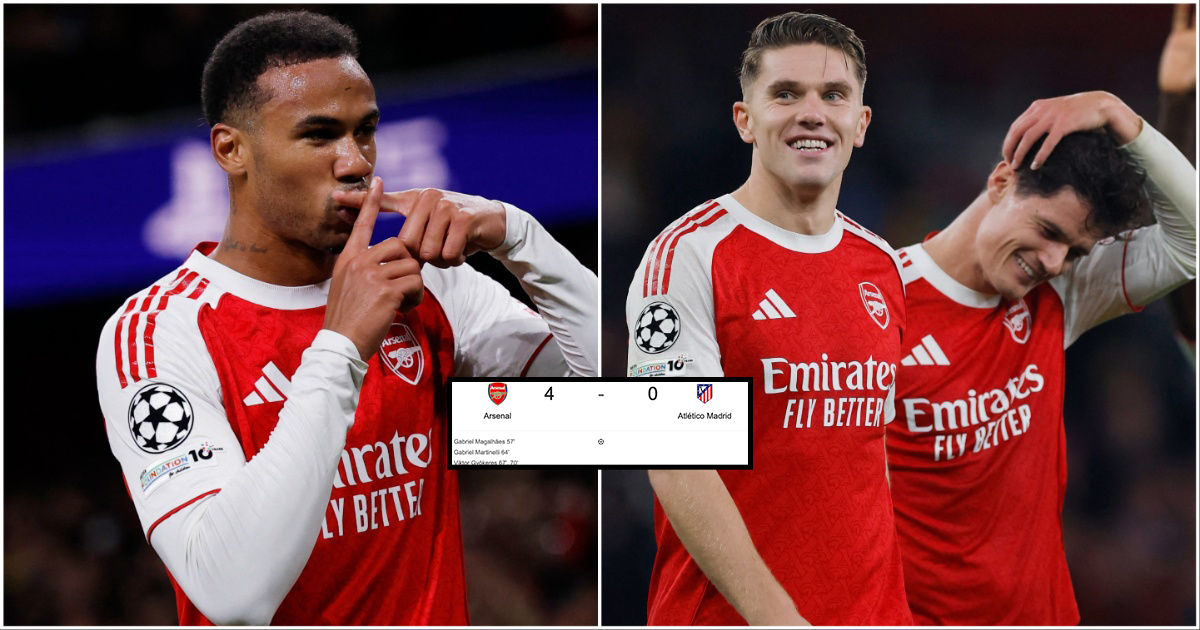 Arsenal 4-0 Atletico Madrid: Player Ratings and Match Highlights