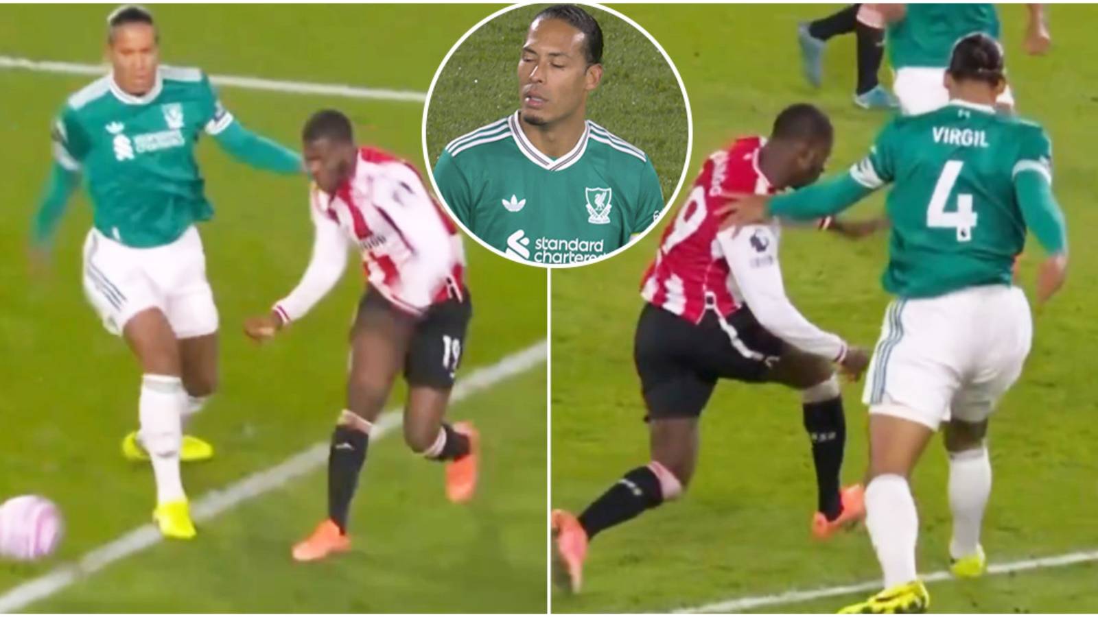 Why Brentford Were Awarded Penalty vs Liverpool Despite Free-Kick ...
