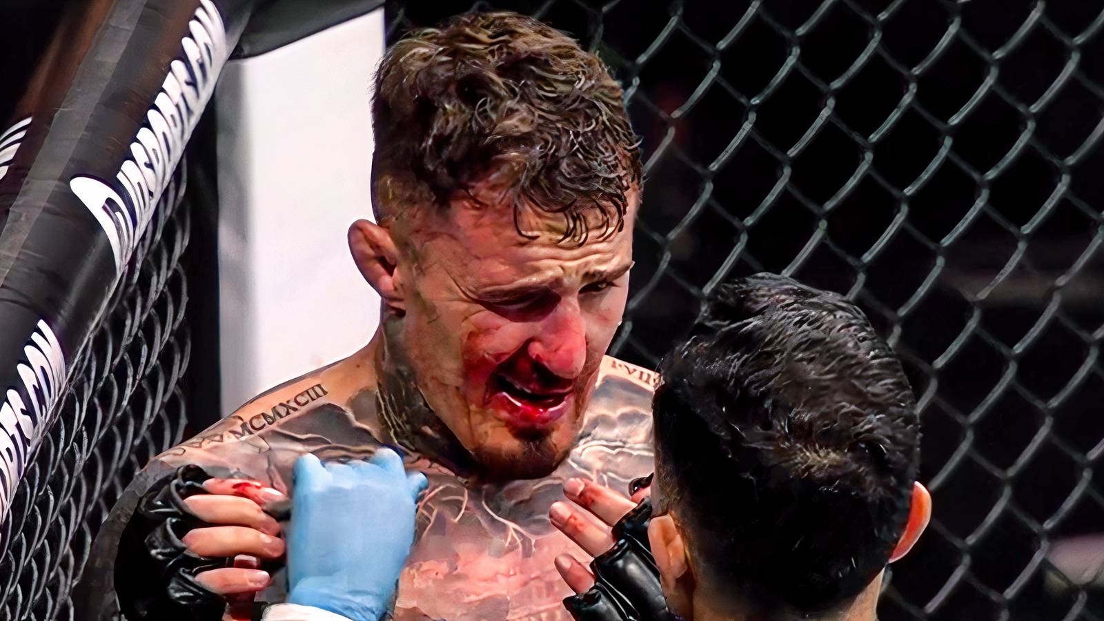 Tom Aspinall's Comment to UFC Doctor Moments Before Ciryl Gane Stoppage ...