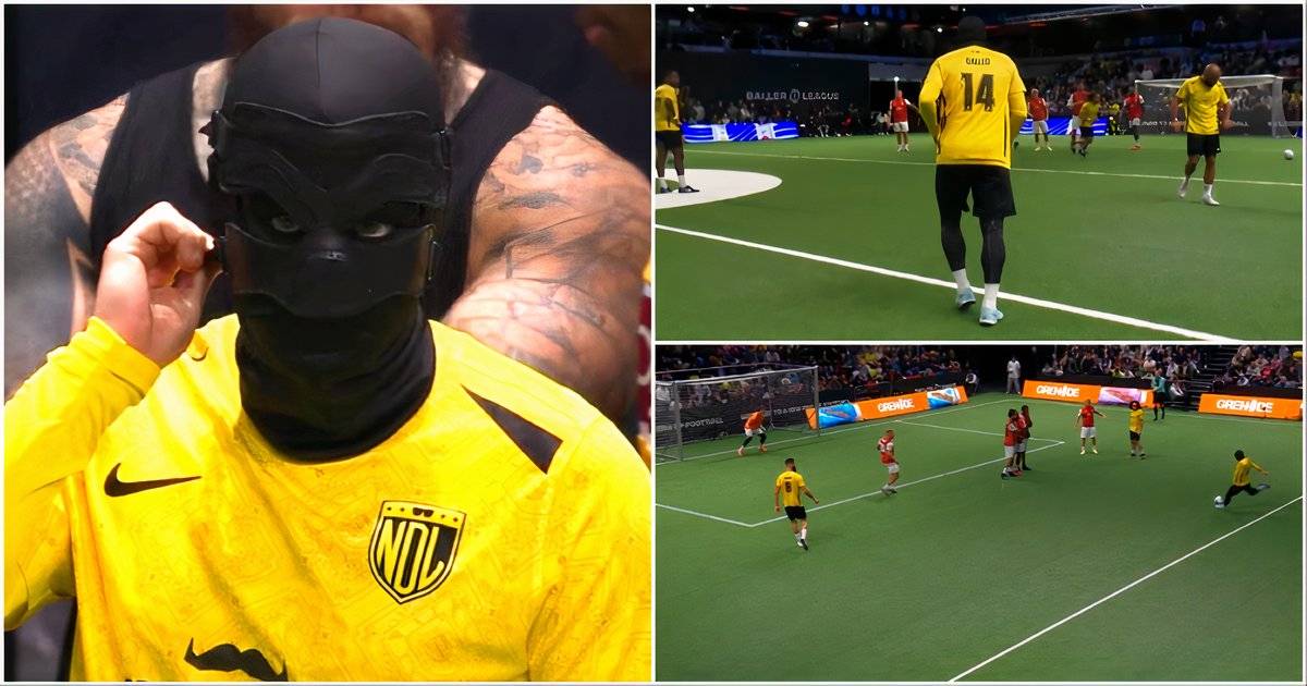 Fans Think They Know Who 'Masked Premier League Player' at Baller League Is