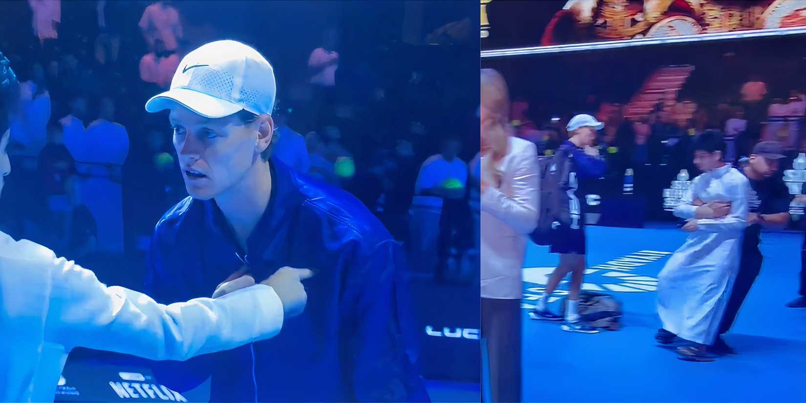 Six Kings Slam: Jannik Sinner Controversy in Tennis Sees Security Usher ...