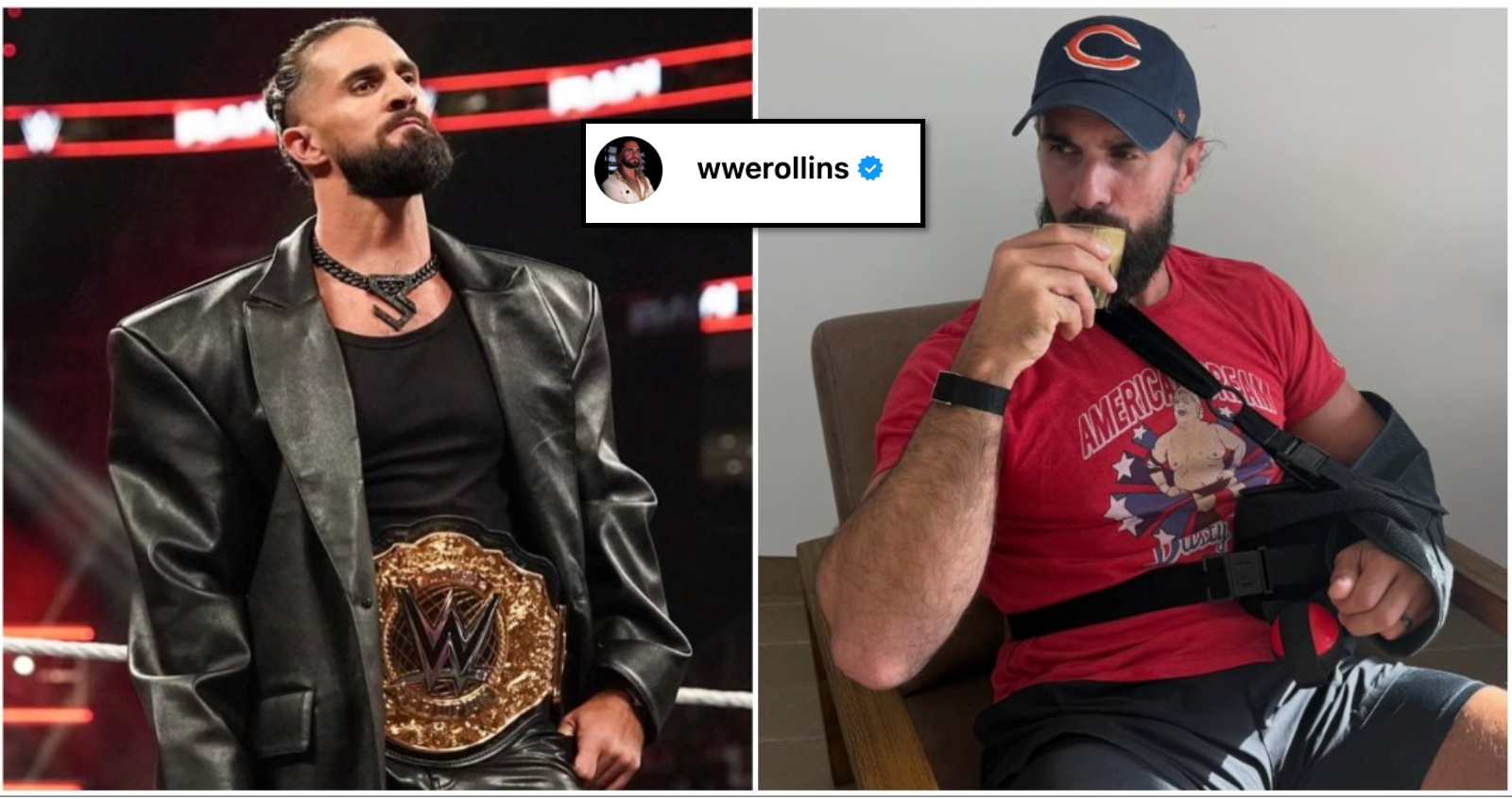 Seth Rollins Posts First Message After Being Stripped of Title on WWE Raw