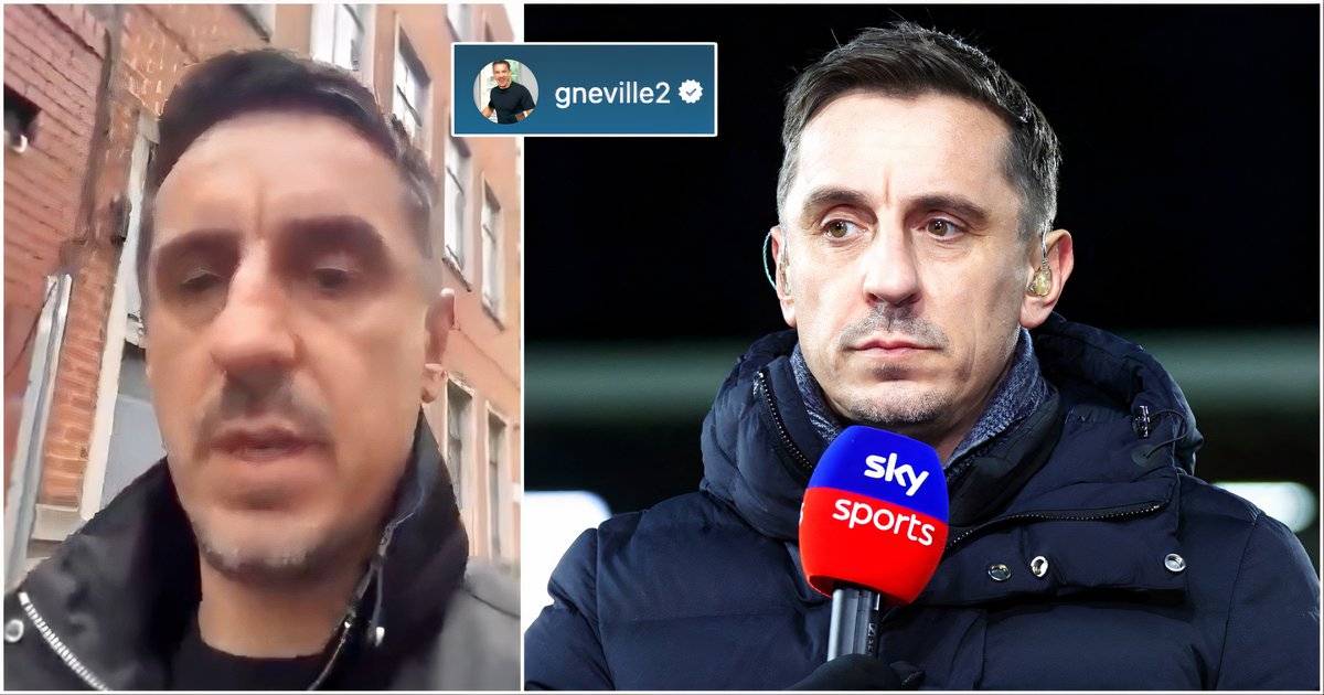 Gary Neville Shares Pointed Social Media Post Amid 'Angry White Men ...