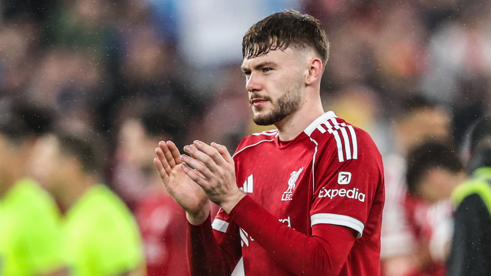 Conor Bradley Spotted on Crutches and in Knee Brace After Arsenal vs ...
