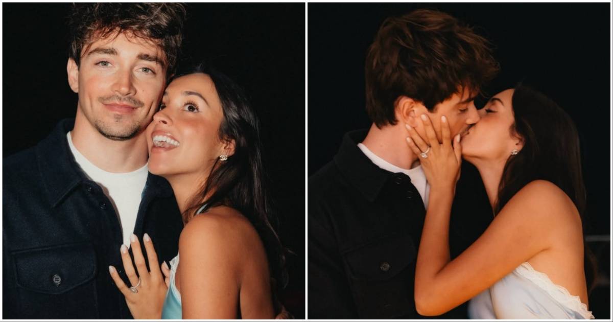 Charles Leclerc Announces Engagement to Alexandra Saint Mleux With ...