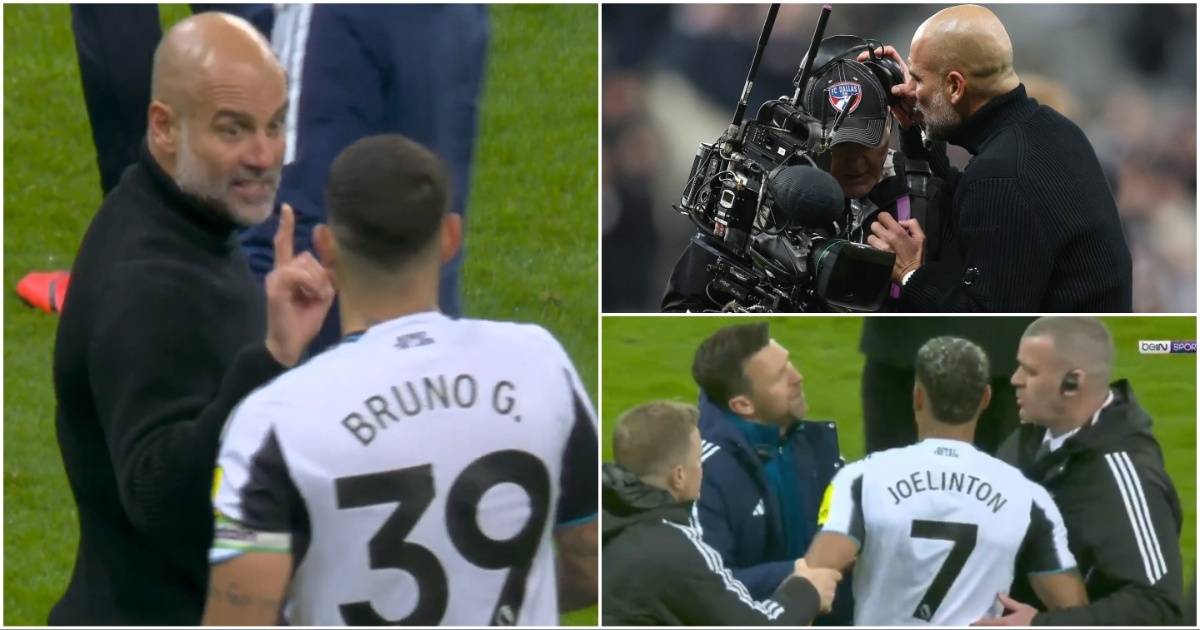 Pep Guardiola Reveals What He Told Bruno Guimaraes During Heated Clash