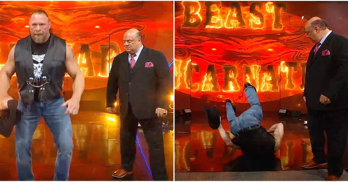 Brock Lesnar Goes Viral After Botching His Entrance on WWE Raw