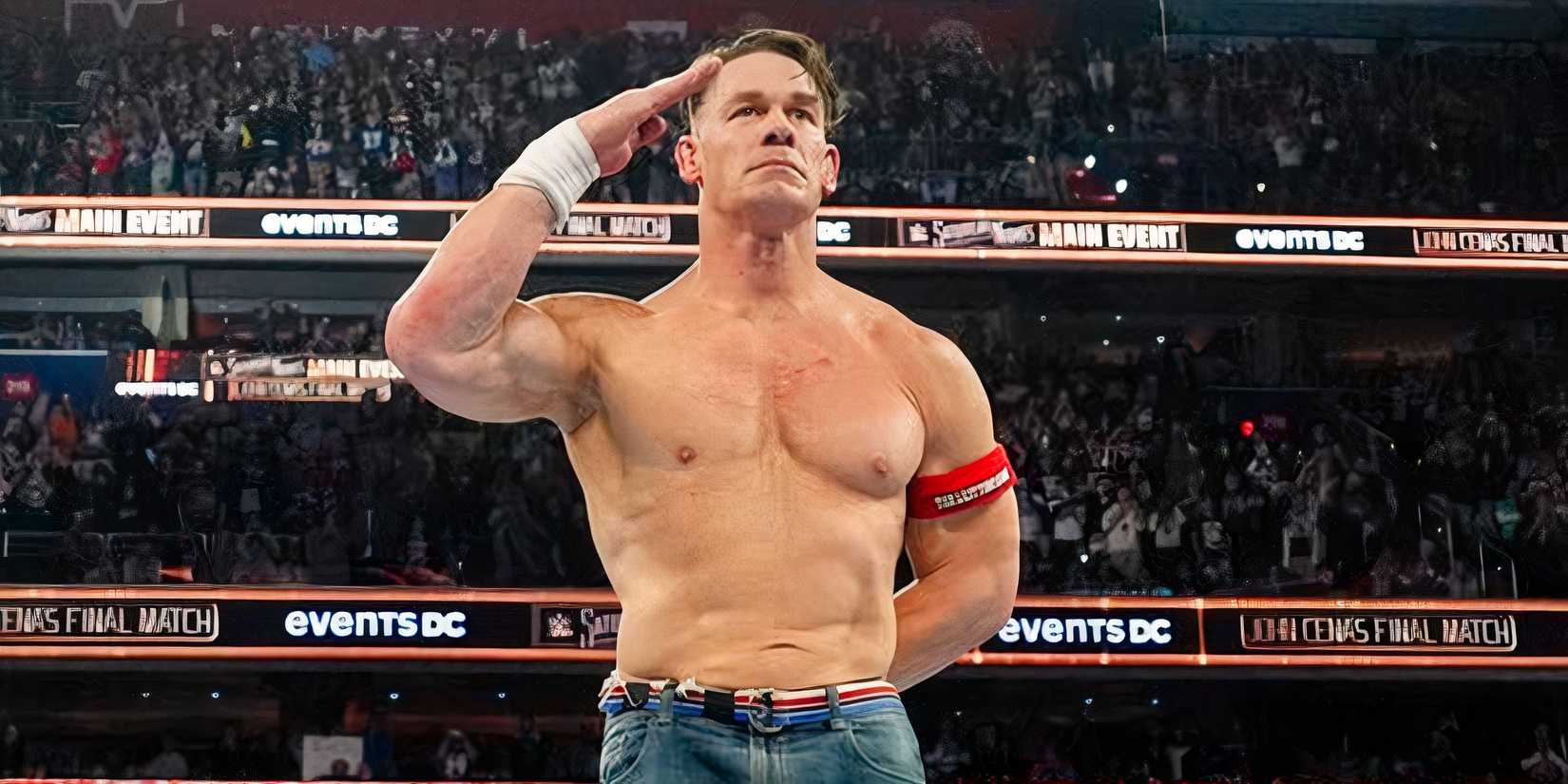 John Cena's Live Reaction to Seeing Vince McMahon After Final WWE Match
