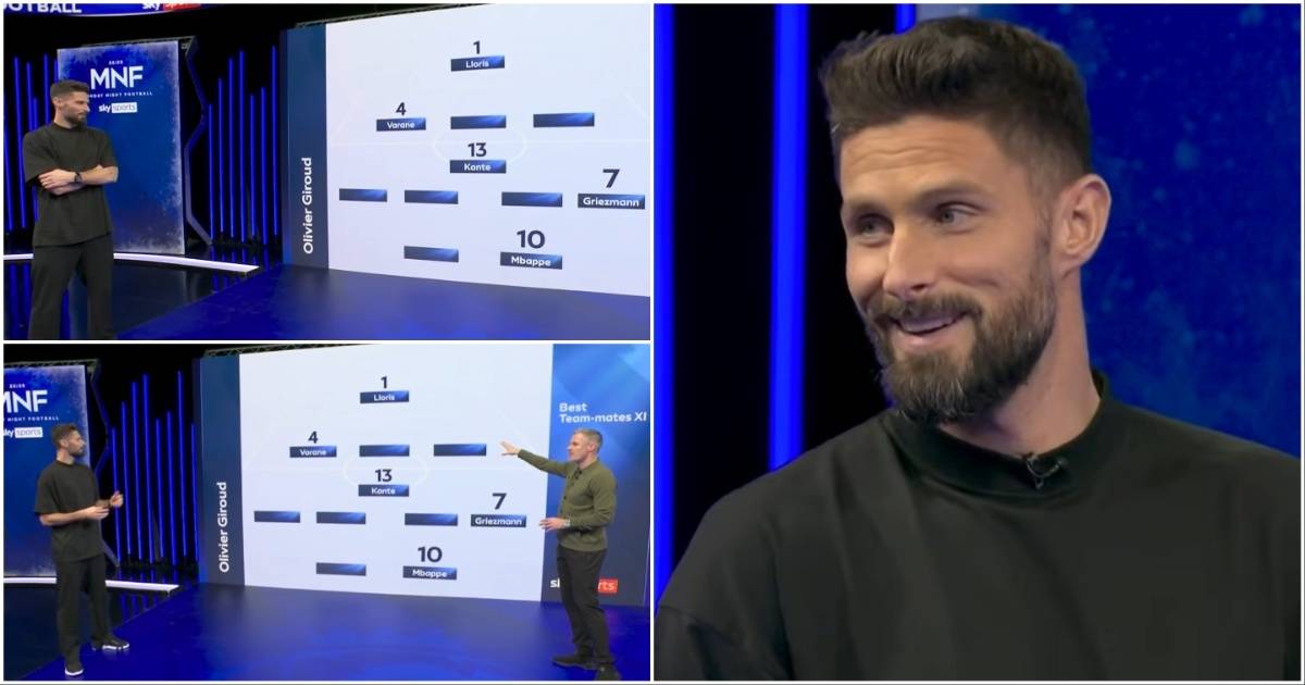 Olivier Giroud Names His All-Time Greatest Teammates 11