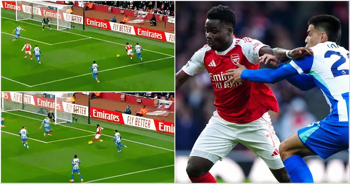 Arsenal 2-1 Brighton: Bukayo Saka Slammed For ‘Refusing’ to Pass to ...