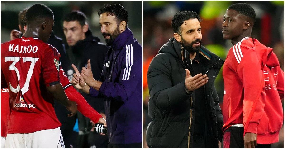 Kobbie Mainoo Reacts to Man Utd Sacking Ruben Amorim