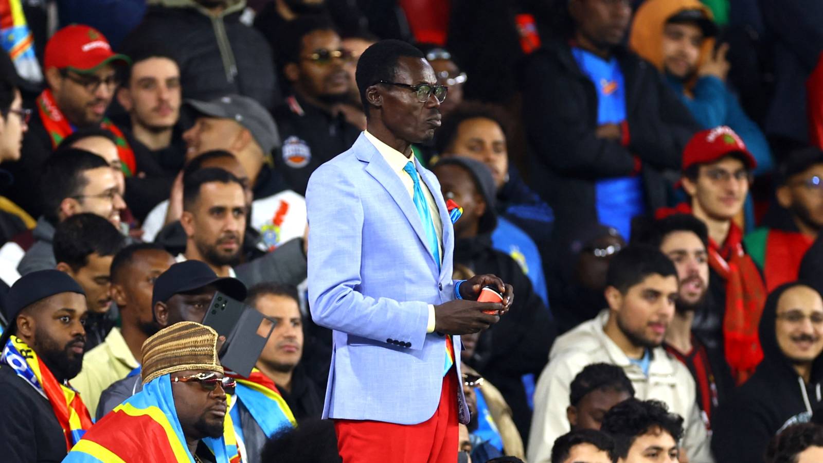 Why DR Congo Fan Stood Completely Still During AFCON Matches