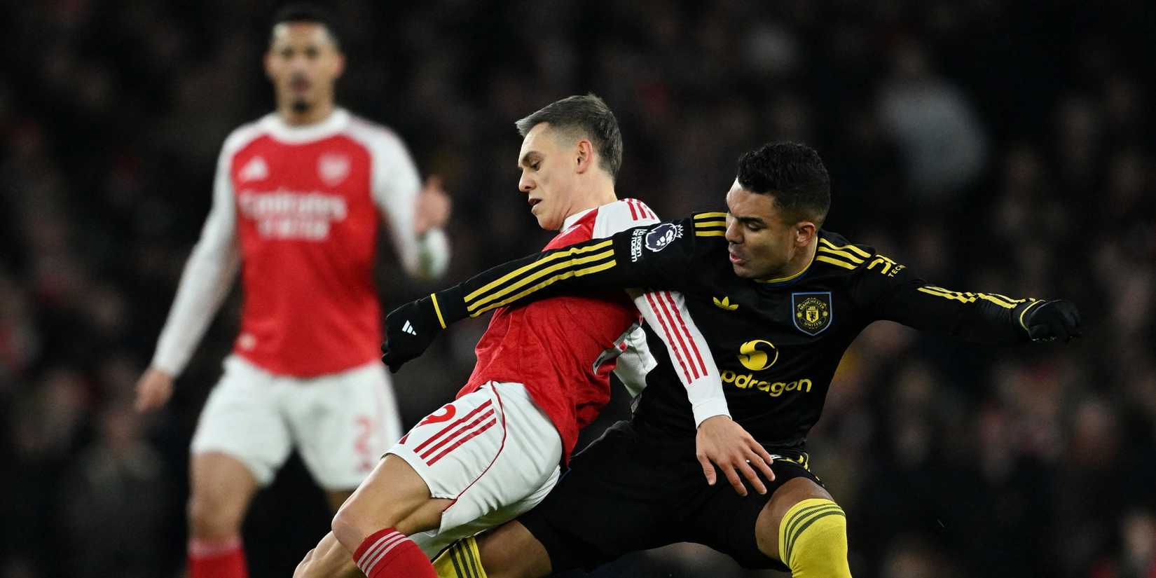 Arsenal 2-3 Man Utd: Fans Hail 'Colossal' Casemiro For Performance