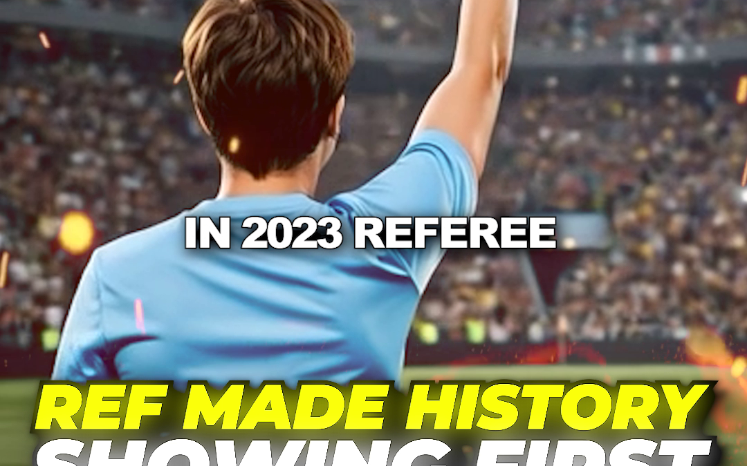 Ref makes history showing first ever WHITE card