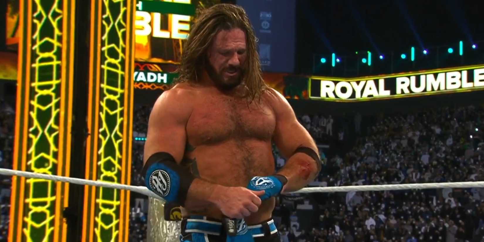 AJ Styles Reveals Why He Put Gloves Back On at WWE Royal Rumble