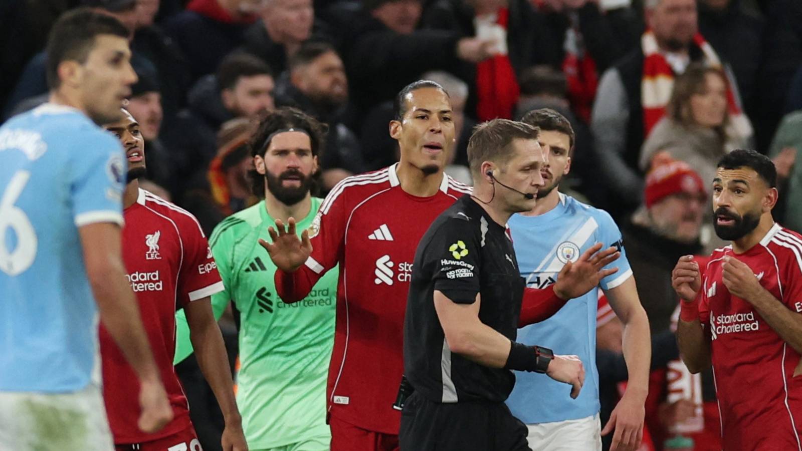 Premier League Statement on VAR Red Card During Liverpool v Man City