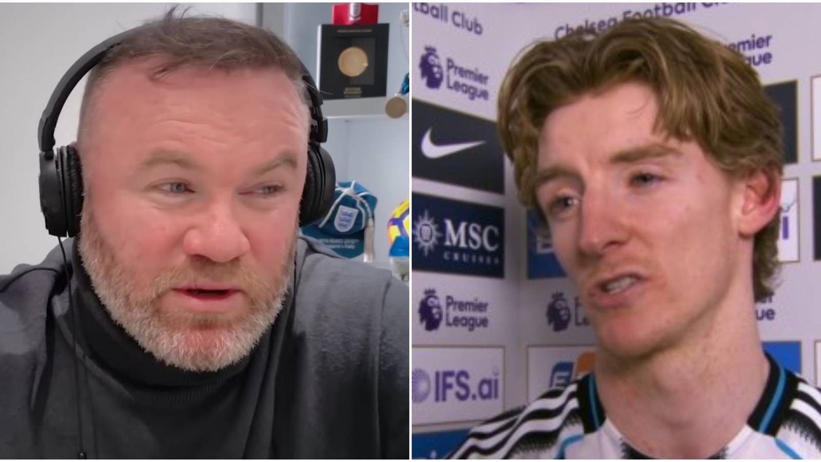 Wayne Rooney Responds After Anthony Gordon Calls Him Out