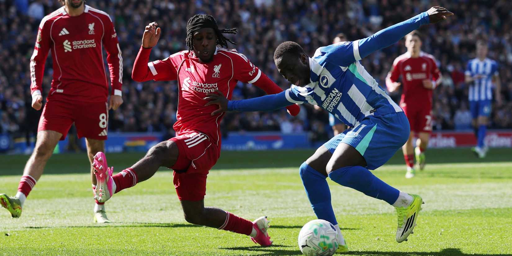 Brighton 2-1 Liverpool: Keith Hackett Says ‘Cheat’ Minteh Deserved Red Card