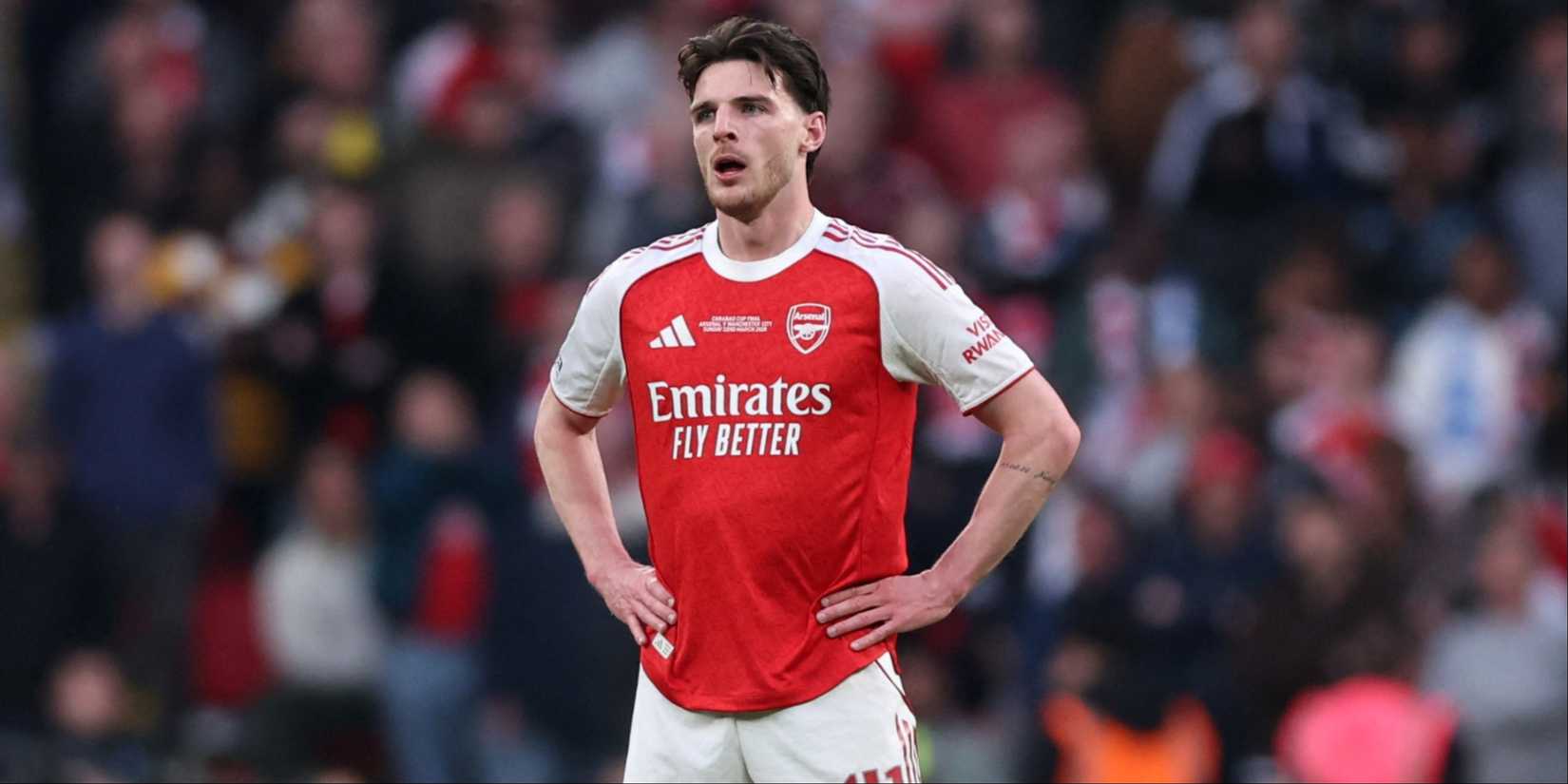 Carabao Cup Final: Declan Rice Booed During Arsenal vs Man City