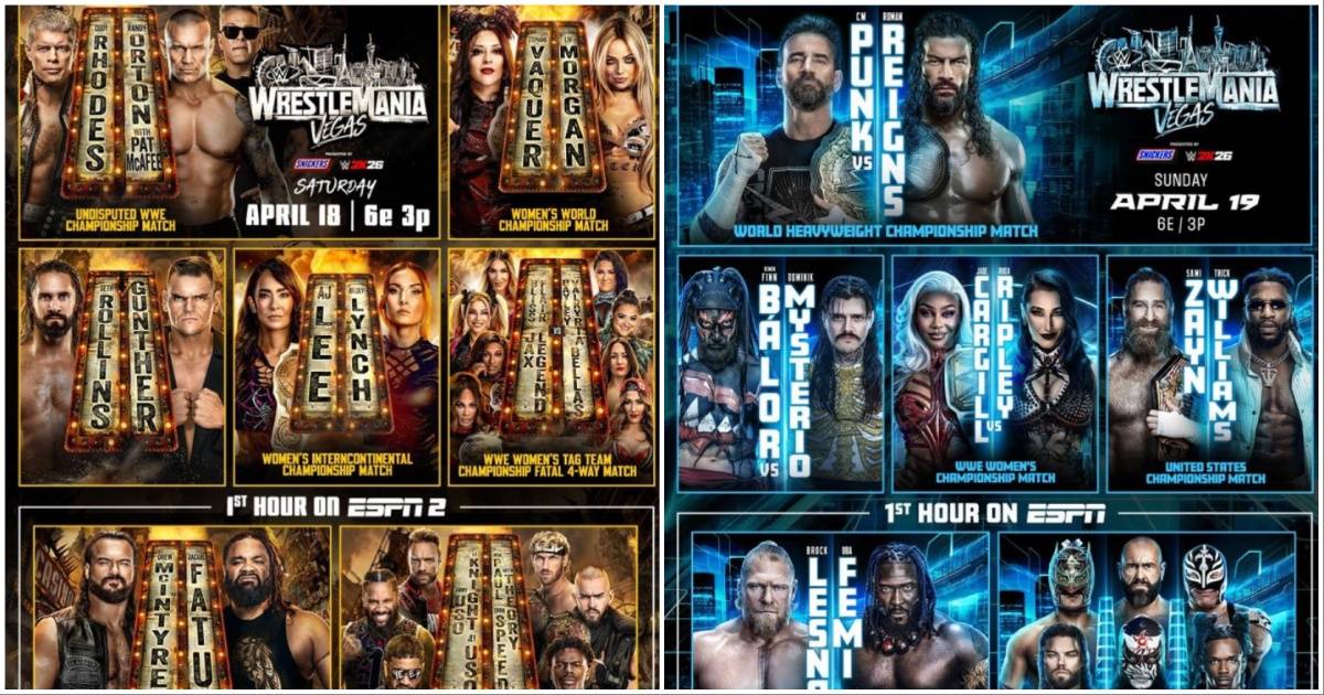 WWE WrestleMania 42: Supercomputer Predicts Every Match Result