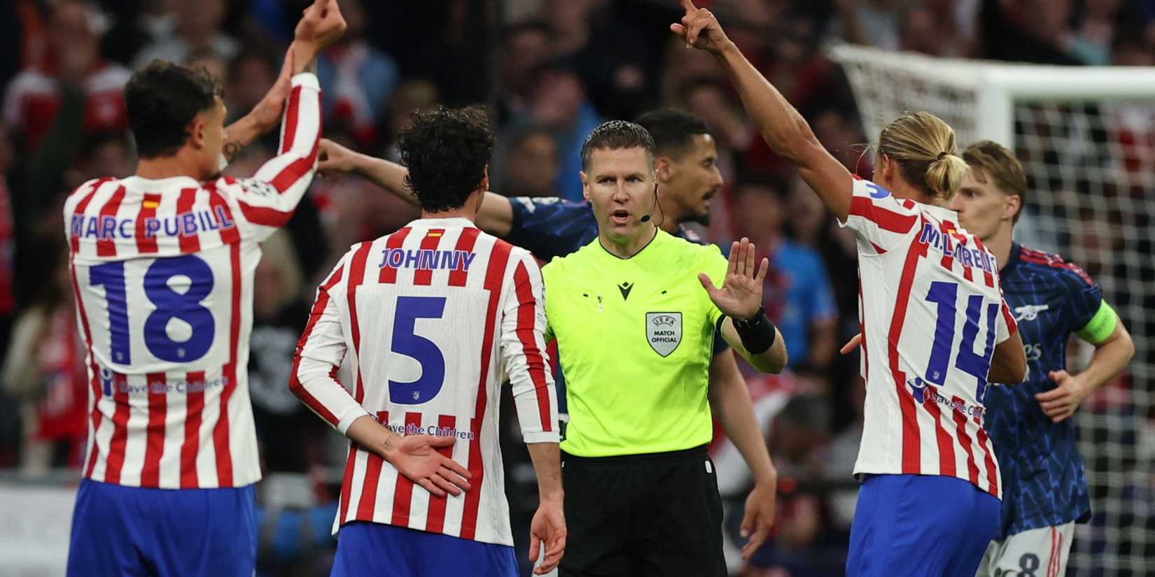 Atletico v Arsenal: Officials Got Two Decisions Very Wrong, Says Ex ...