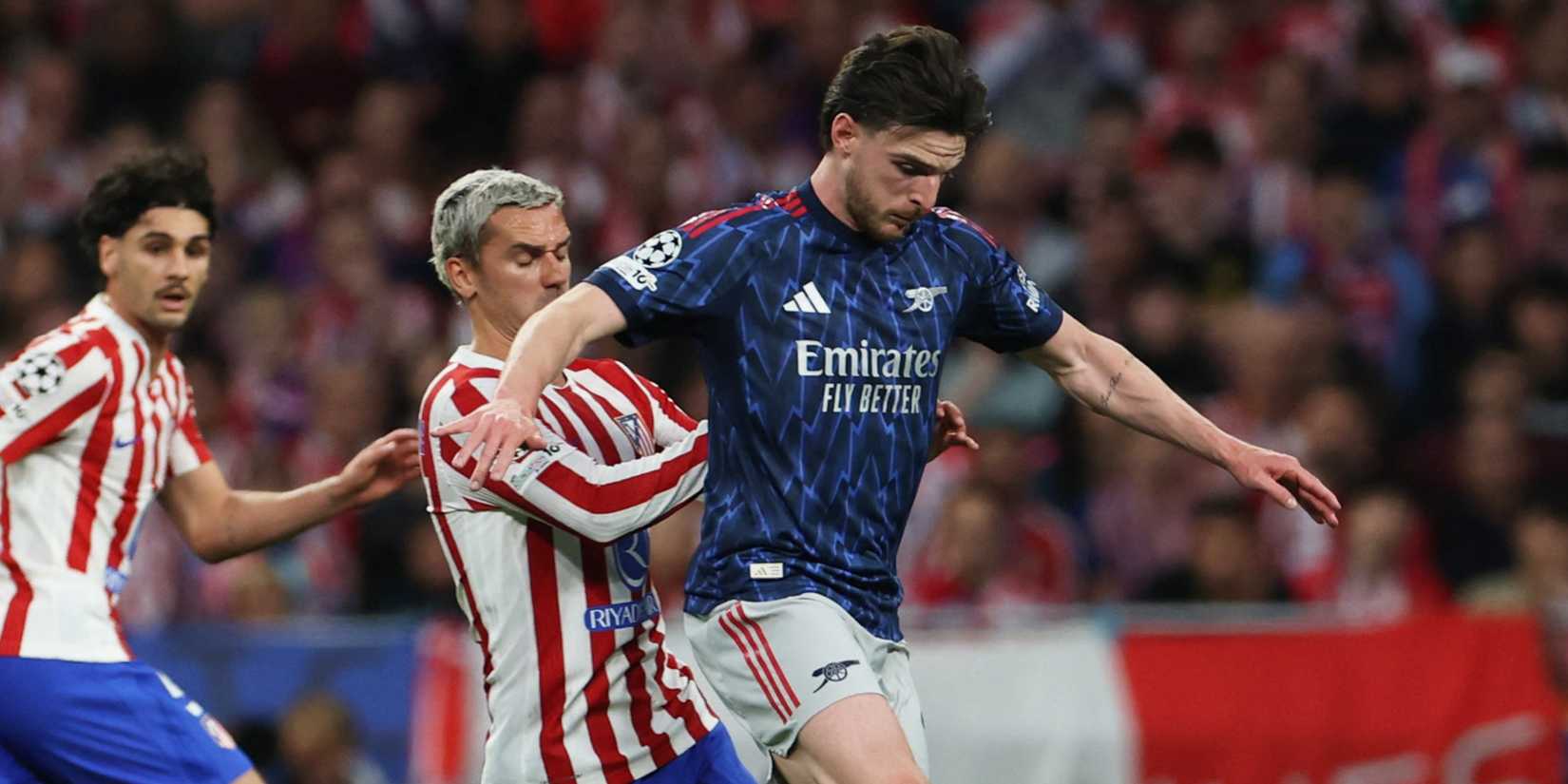Declan Rice At Risk of Being Given UEFA Ban Ahead of Arsenal v Atletico ...