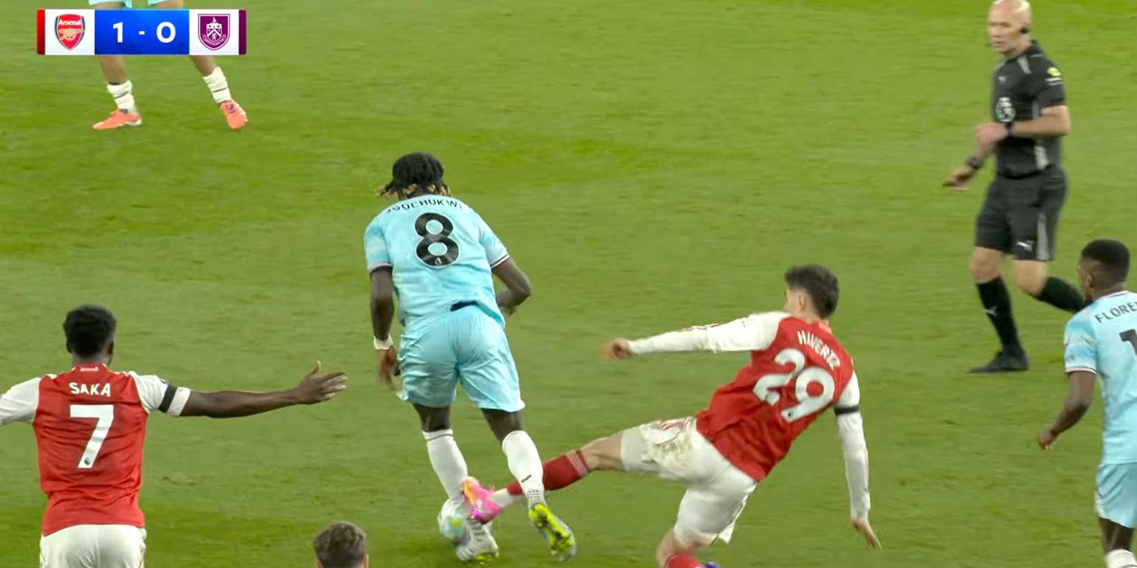 Ex-PGMOL Chief's Verdict After Kai Havertz Avoids Red Card vs Burnley