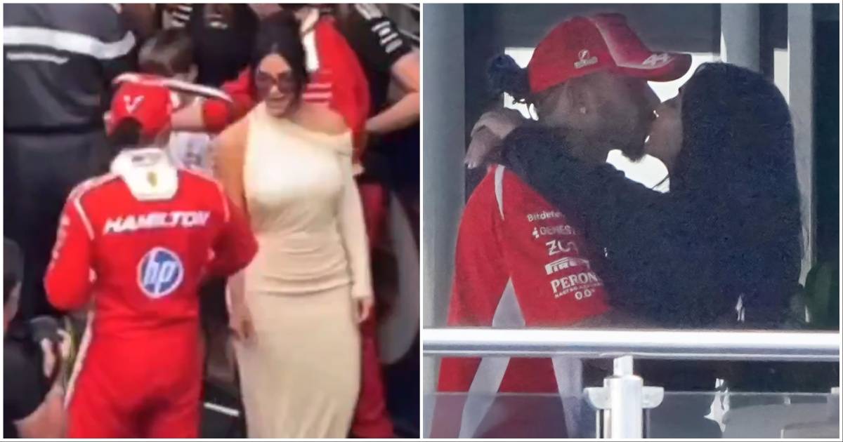 F1: Body Language Expert Reveals Lewis Hamilton and Kim Kardashian's ...